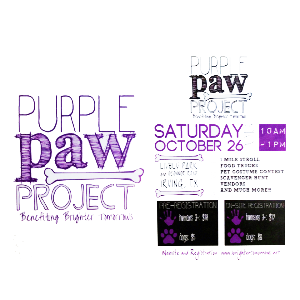 Purple Paw Project- Adria Lea Photography